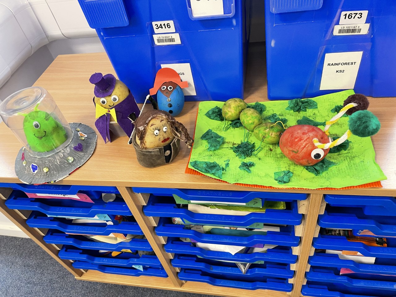 World Book Day Potato Characters | Park Spring Primary School