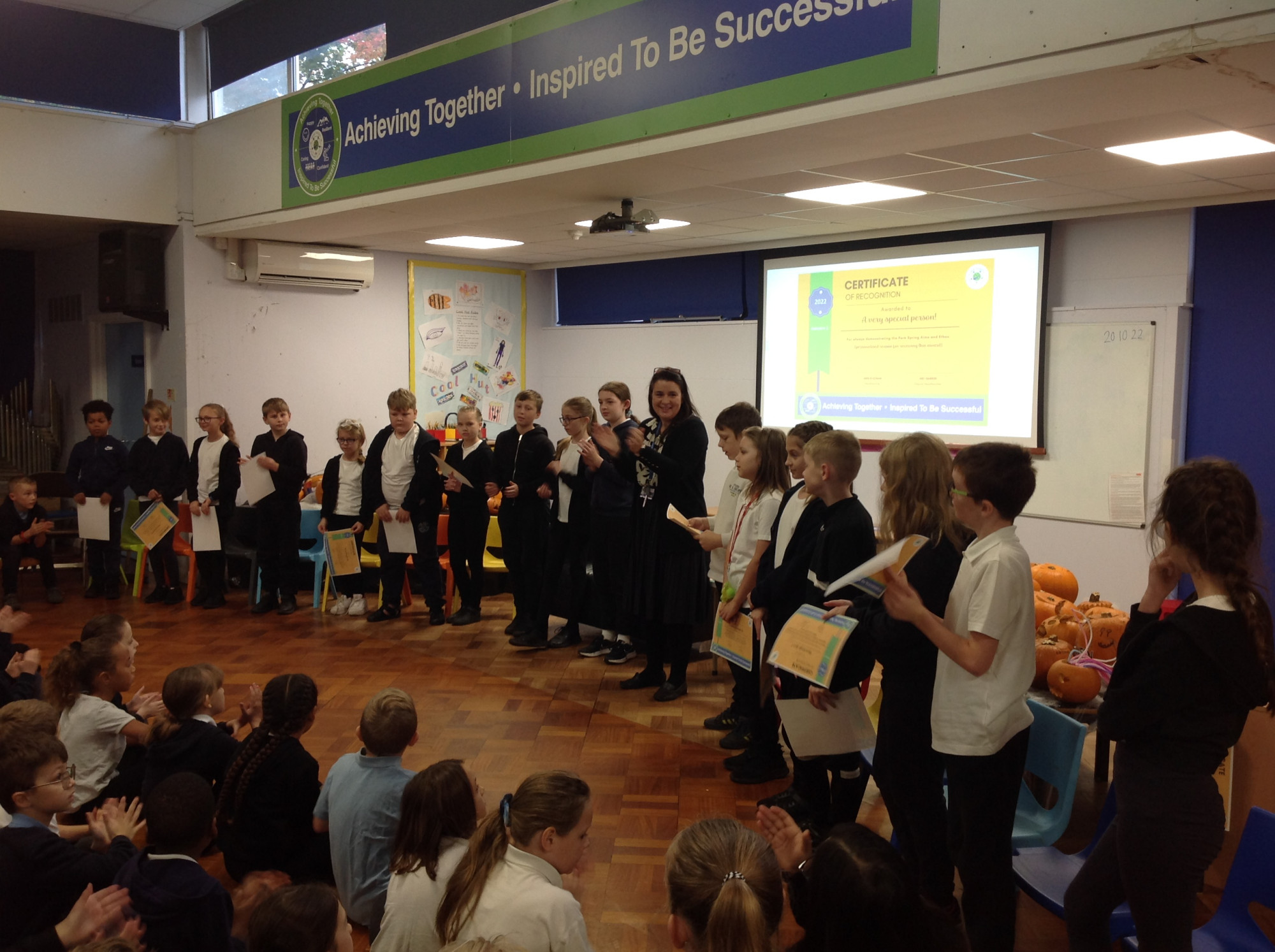Our FIRST EVER RECOGNITION Assembly | Park Spring Primary School